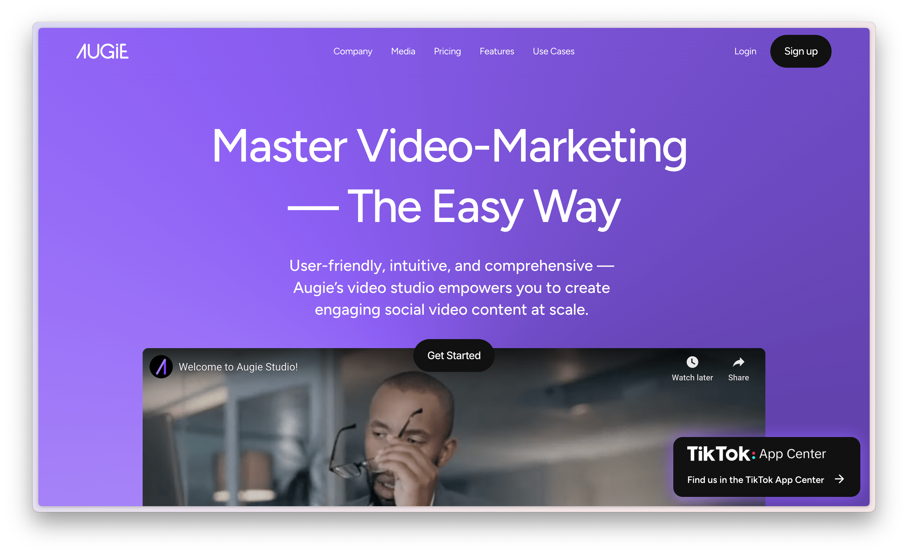 Augie Studio - Best AI Video Editing Tool 2026