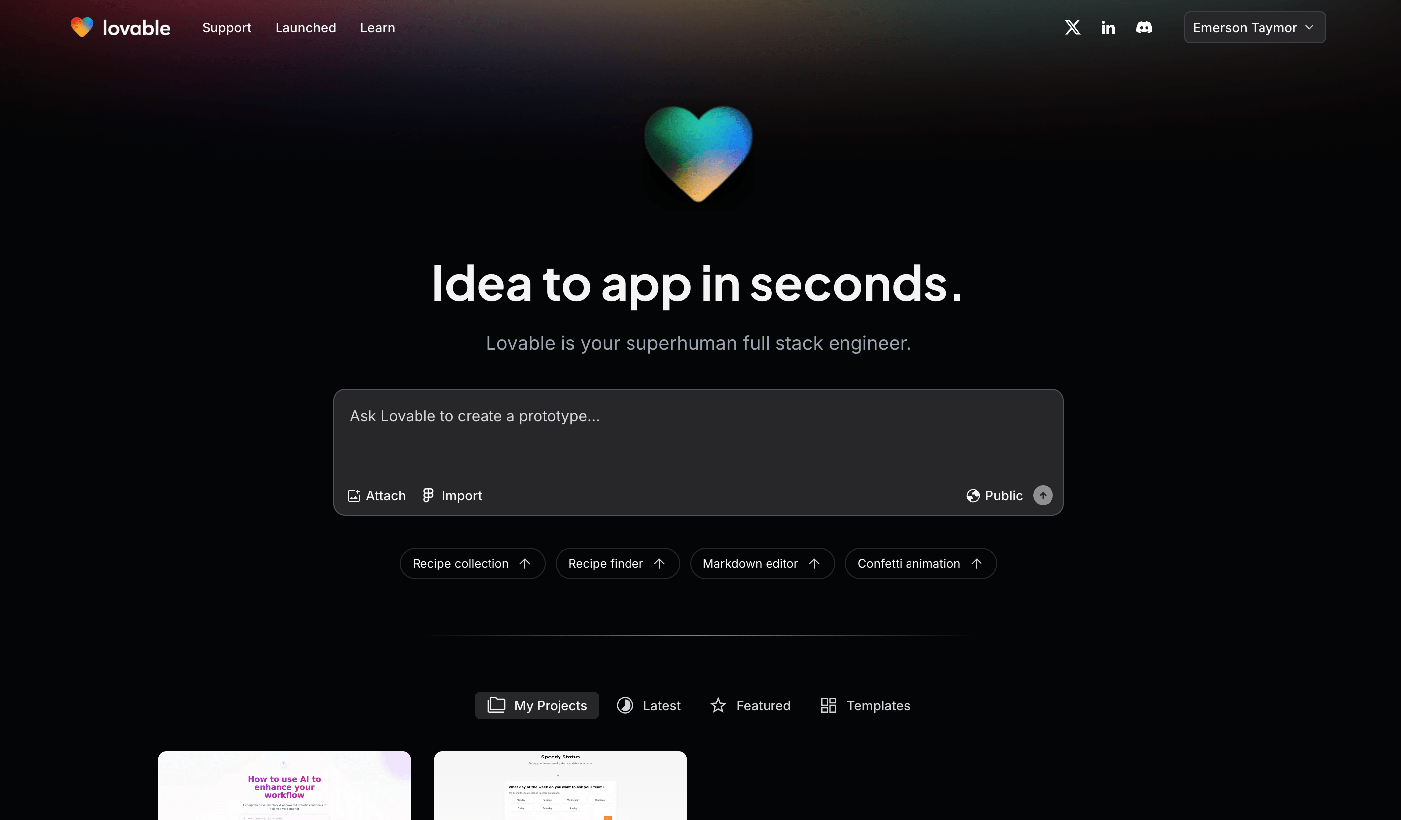 Lovable - Best AI Prototyping Tool 2025