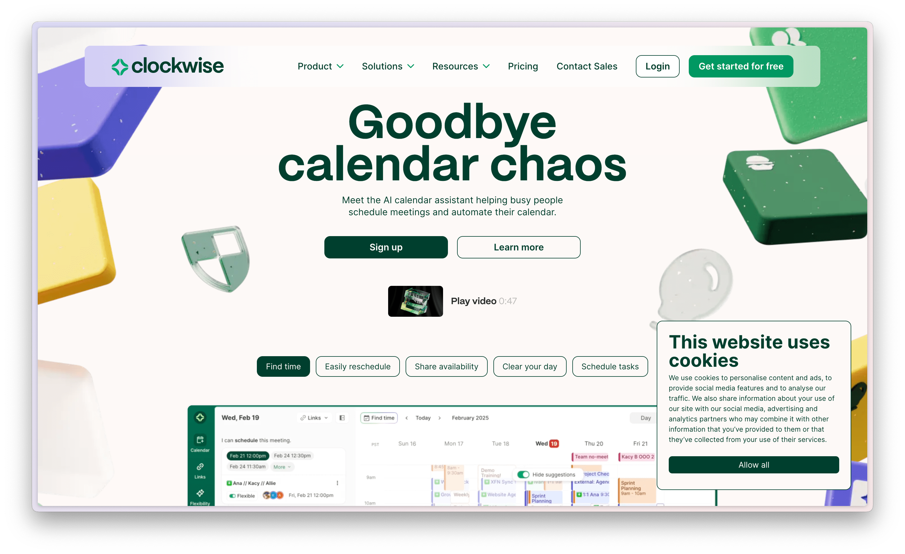 Clockwise - Best AI Scheduling Tools 2025