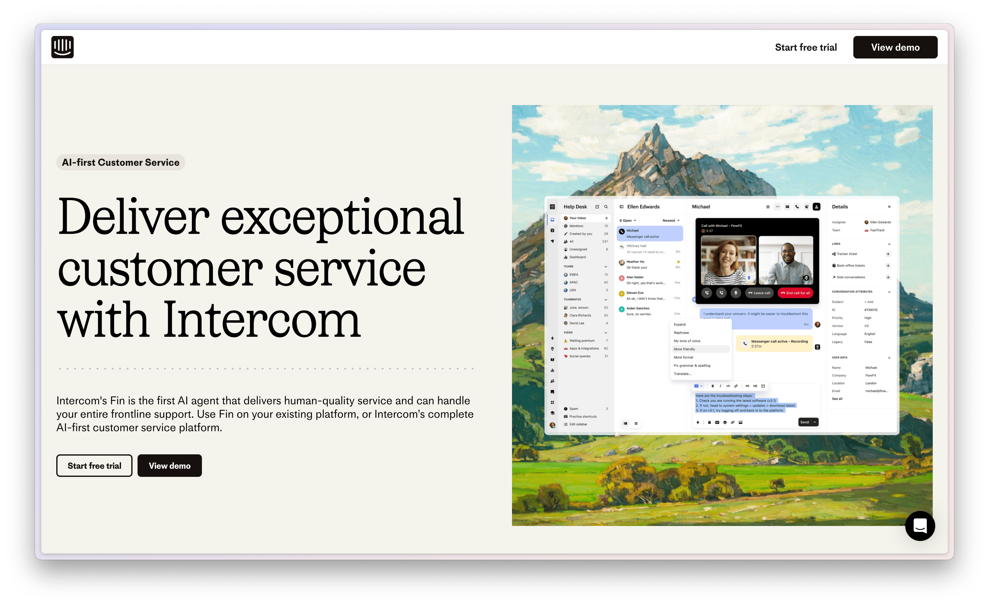 Intercom - Best AI Customer Support Tools 2026